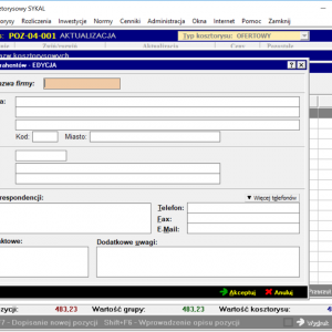 O programie Sykal | Sykal