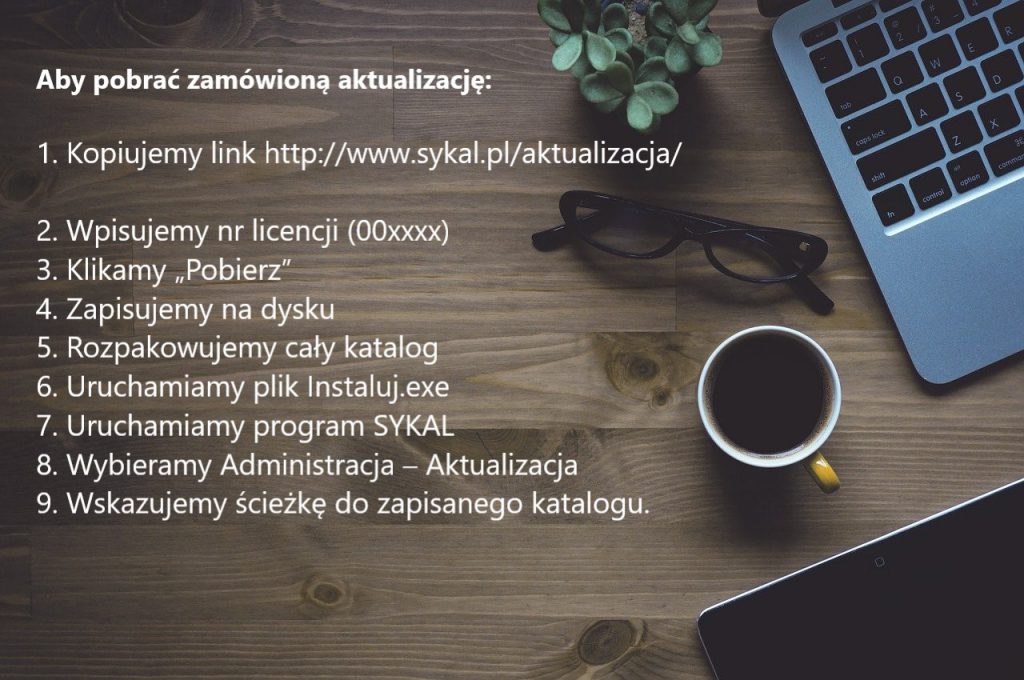 Aktualizacja programu i cenników 1 kwartał 2021 | Sykal